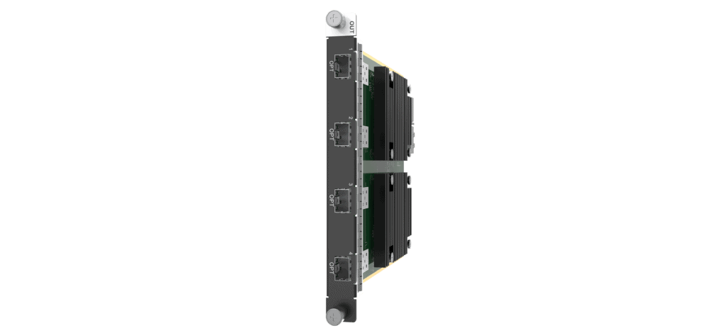 H Output Card 4 x Fibre - Intaled