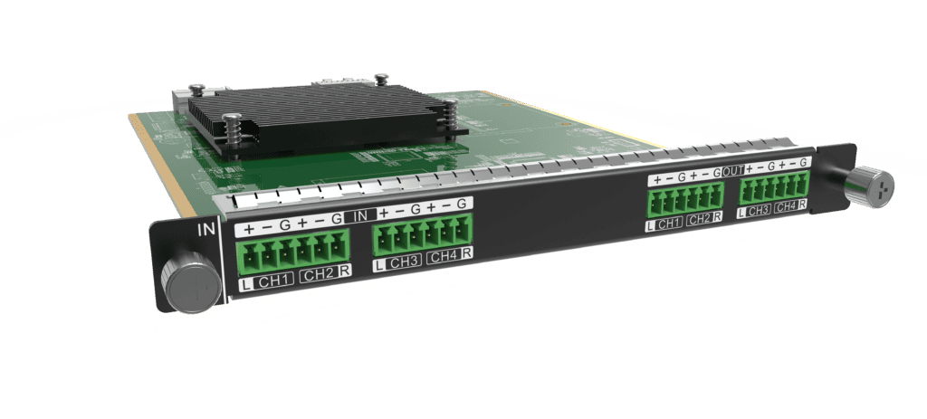 H Audio Input / Output Card - Intaled